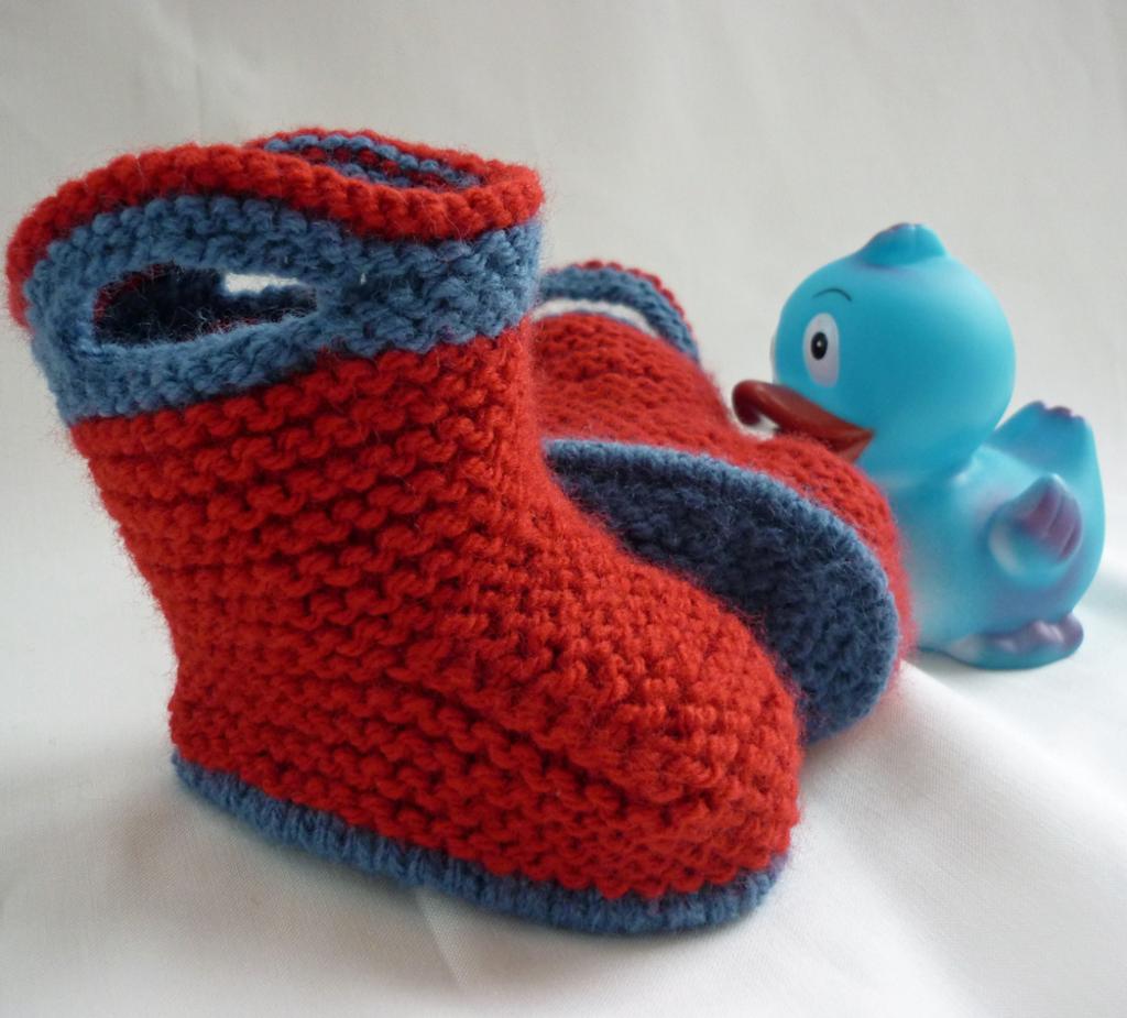 Knitted Boots for Babies - Knittting Crochet