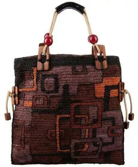 Hand knitted bags patterns - Knittting Crochet