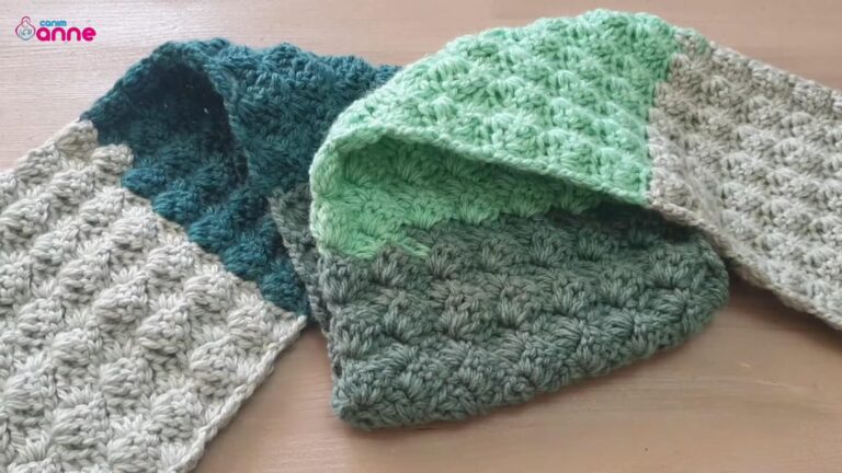 How to Knit a Simple Scarf / Beautiful Easy Knitting Stitch Pattern For ...